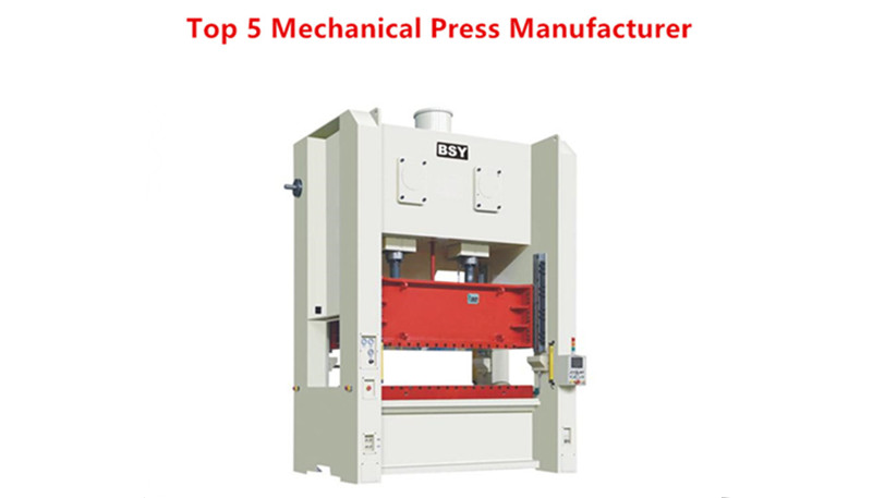 Top 5 Mechanical Press Manufacturer - JDM Machine